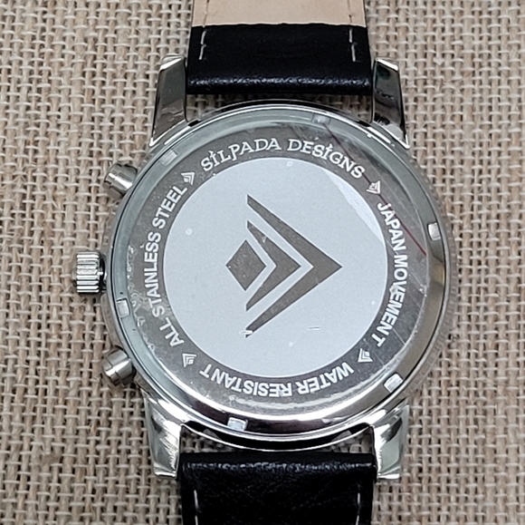 Silpada | Accessories | Silpada Large Face Chronograph Boyfriend Watch ...